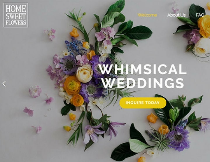 Best Flower Website Design | Best Flower Site